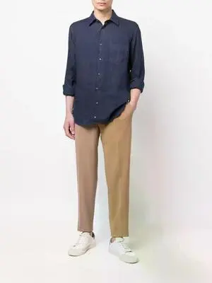Aspesi Pointed-collar Long-sleeved Shirt
