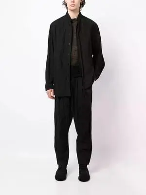 FORME D'EXPRESSION Four-pocket Drop-crotch Trousers - Black