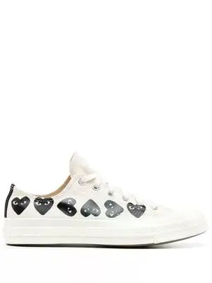 CONVERSE X COMME DES GARONS PLAY Chuck 70 Multi Heart Sneakers - Neutrals