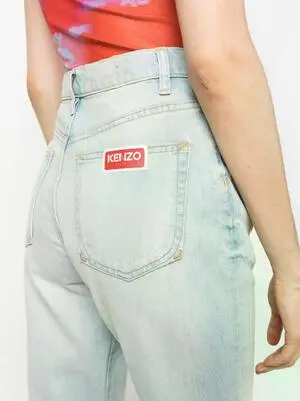 Kenzo High-waisted Straight-leg Jeans