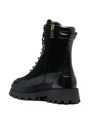 Michael Kors Rowan Lace-up Leather Boots