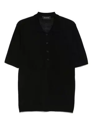 Tagliatore Wiley Polo Shirt - Black