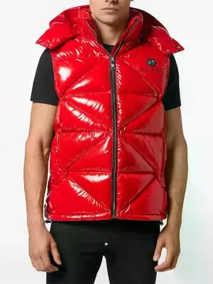 Philipp Plein Hexagon Logo-plaque Padded Gilet