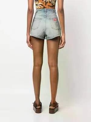 Kenzo High-waisted Denim Shorts
