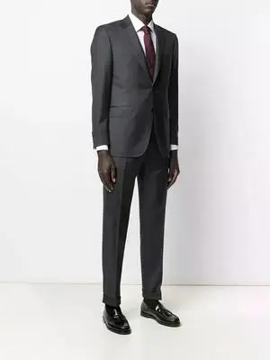 Canali Wool Single-breasted Suit - Grey