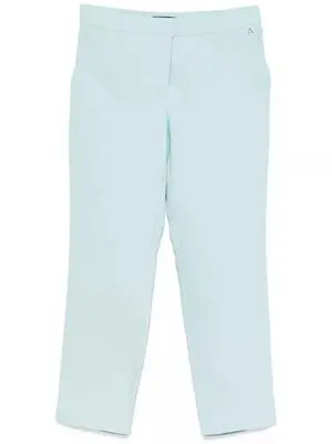 TWINSET Crêpe Cigarette Trousers - Blue