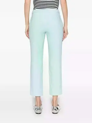 TWINSET Crêpe Cigarette Trousers - Blue