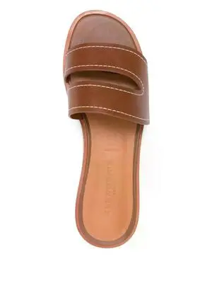 Clergerie Izel Leather Slides