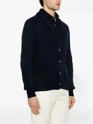 Brunello Cucinelli Cotton Cardigan With Shawl Collar