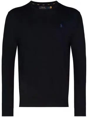 Polo Ralph Lauren Embroidered Crewneck Jumper - Blue