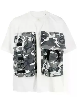 MOSTLY HEARD RARELY SEEN Tactical Panelled T-shirt - Multicolour