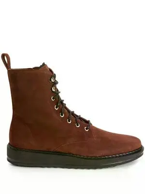 GIUSEPPE ZANOTTI Bassline Lace-up Suede Boots - Brown