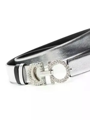 FERRAGAMO Embellished Gancini Belt