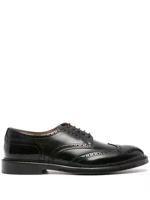 DOUCAL'S Calf Leather Brogues - Black