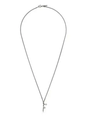 Emanuele Bicocchi Alphabet Pendant Necklace