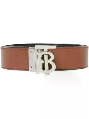 Burberry Reversible Leather Tb Belt