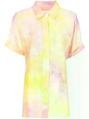 BAMBAH Short-sleeve Tie-dye Shirt - Multicolour