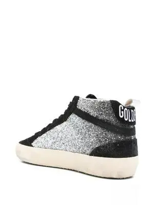 GOLDEN GOOSE Mid Star Glitter Sneakers