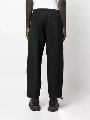 44 LABEL GROUP Straight-leg Trousers With Logo Patch