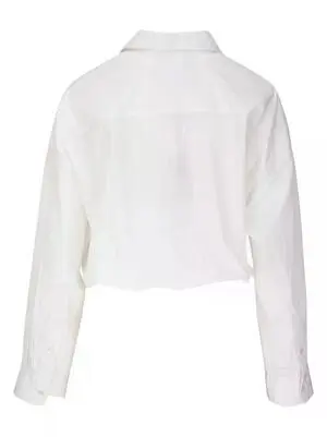 R13 Cropped Cotton Shirt