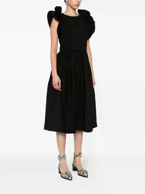 Ulla Johnson Francine Midi Dress - Black