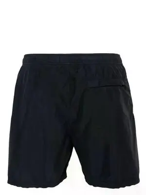 Stone Island Compass-patch Swim Shorts - Blue