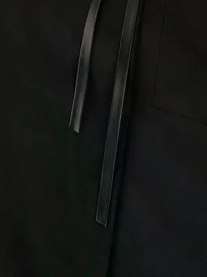 Sportmax Long Sleeve Wool Shirt With Patch Pocket