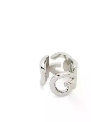 Dolce & Gabbana Logo Plaque Engraved Ring