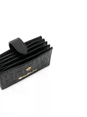 BALDININI Monogram-pattern Leather Wallet