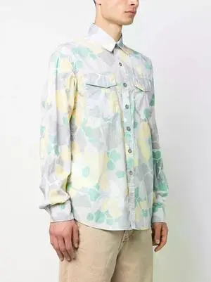 OBJECTS IV LIFE Graphic-print Long-sleeved Shirt