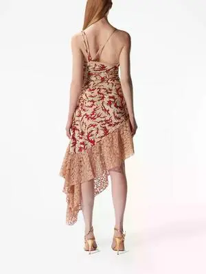 MARGHERITA MACCAPANI Albi Asymmetric Ruched Midi Dress