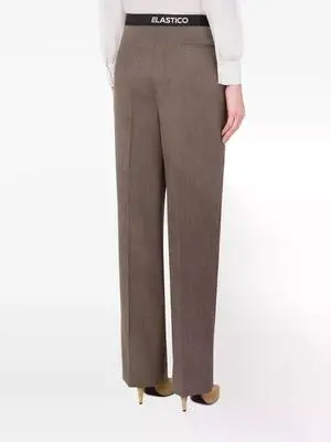 Moschino Virgin Wool Twill Trousers