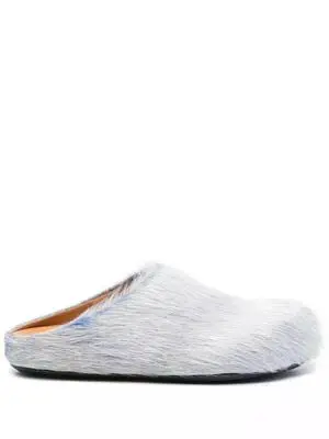 Marni Fussbett Sabot Mules - Blue