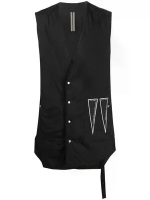 Rick Owens Studded Vests For Men
