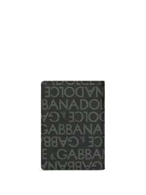 Dolce & Gabbana Logo-plaque Jacquard Cardholder