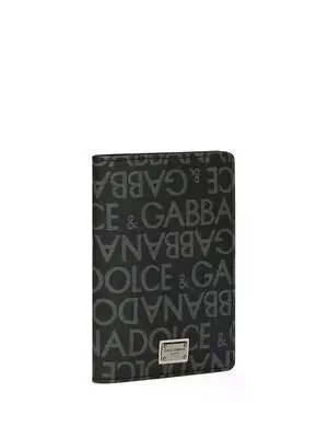 Dolce & Gabbana Logo-plaque Jacquard Cardholder