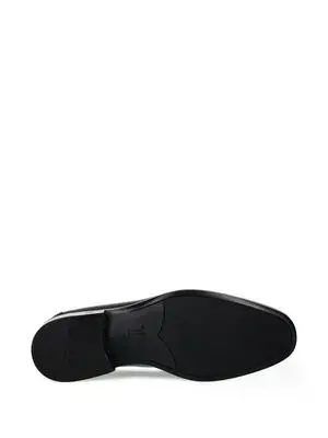 GIUSEPPE ZANOTTI Leather Moccasin Loafers - Black