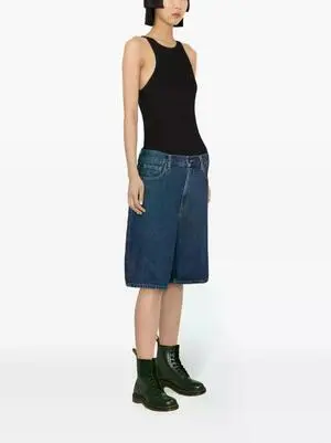Carhartt Work In Progress Wide Leg Denim Shorts
