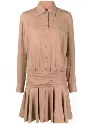 Pinko Logo Jacquard Shirtdress