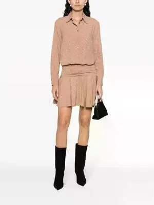 Pinko Logo Jacquard Shirtdress
