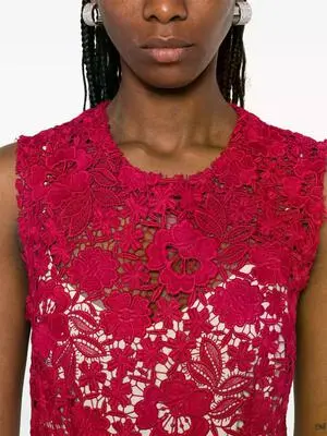 P.a.r.o.s.h Macramé Midi Dress