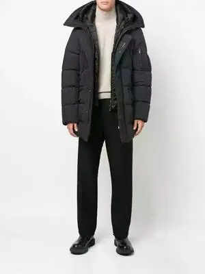 MOORER Long Sleeve Padded Coat