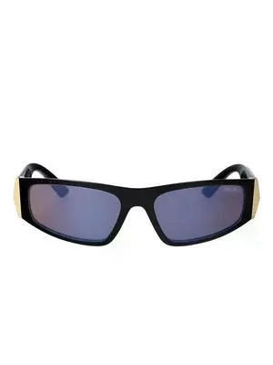 JIMMY CHOO Rectangular Sunglasses With Logo Print