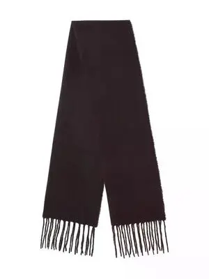 Destin Fringed Scarf Brown