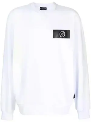 PLEIN SPORT Cotton Sweatshirt With Logo Patch