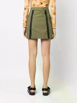 Moschino High Waist Pocket Detail Mini Skirt - Green