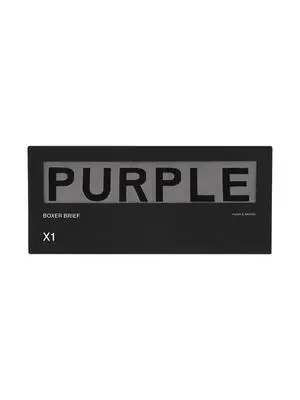 PURPLE BRAND Logo-print Boxer Briefs