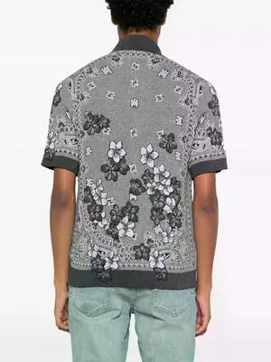 Amiri Floral-jacquard Knitted Shirt