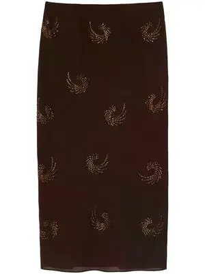 Pinko Pavese Skirt With Appliqué Detail