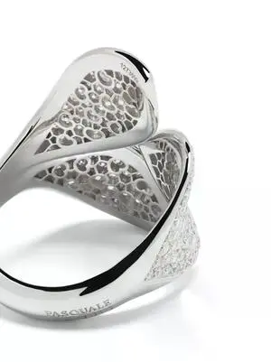 Pasquale Bruni 18kt White Gold And Diamond Giardini Segreti Ring
